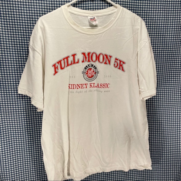 Vintage | Shirts | Vintage Tulsa Oklahoma Full Moon 5k Tshirt | Poshmark